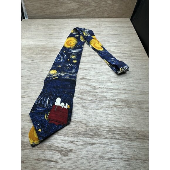 Snoopy | Accessories | Peanuts Goodnight Vincent Van Gogh Starry Night ...